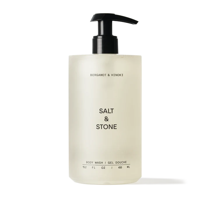 SALT & STONE Body wash 450ml BERGAMOT & HINOKI - Greenspells